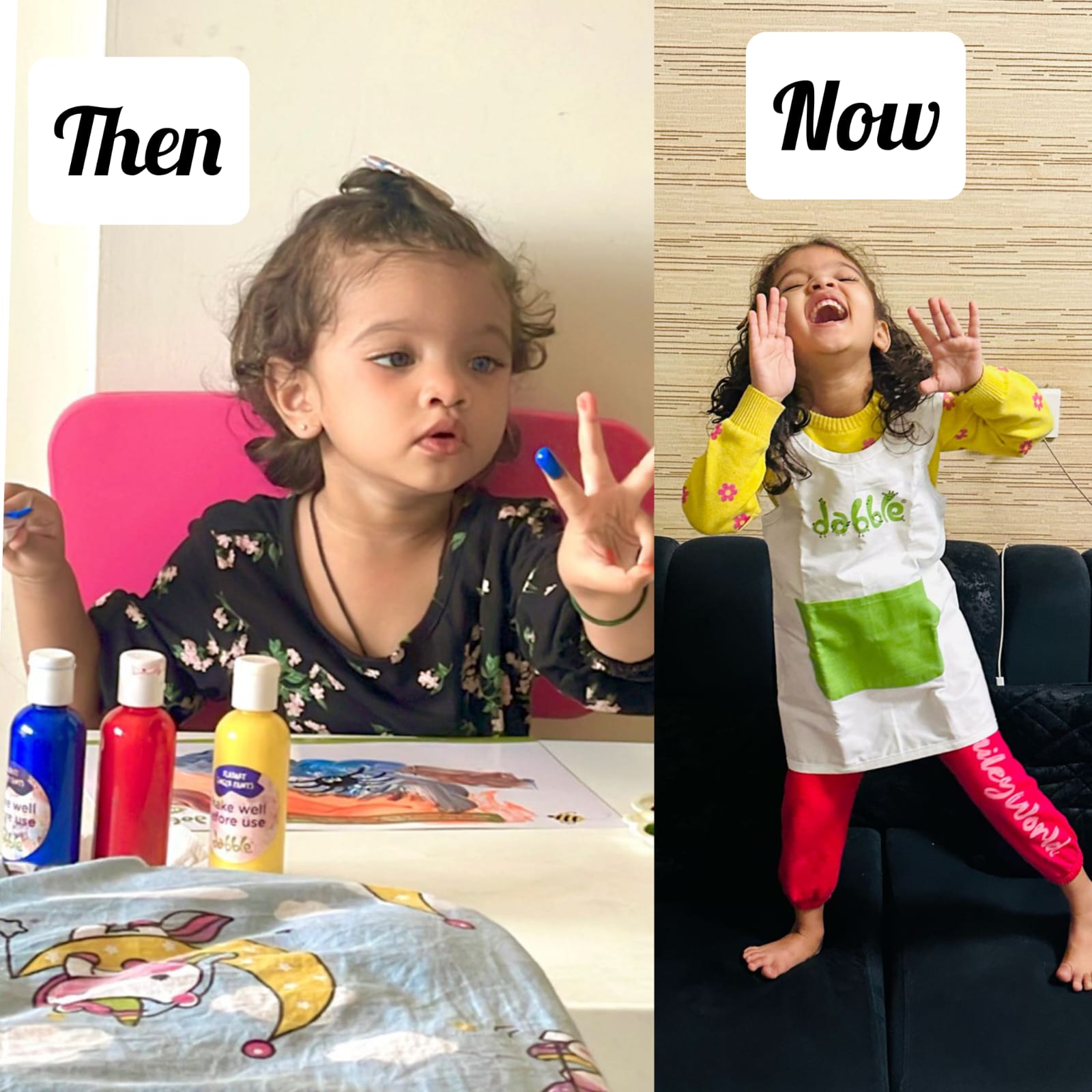 My Daughter has Grown Dabbling !! – Dabble PlayArt