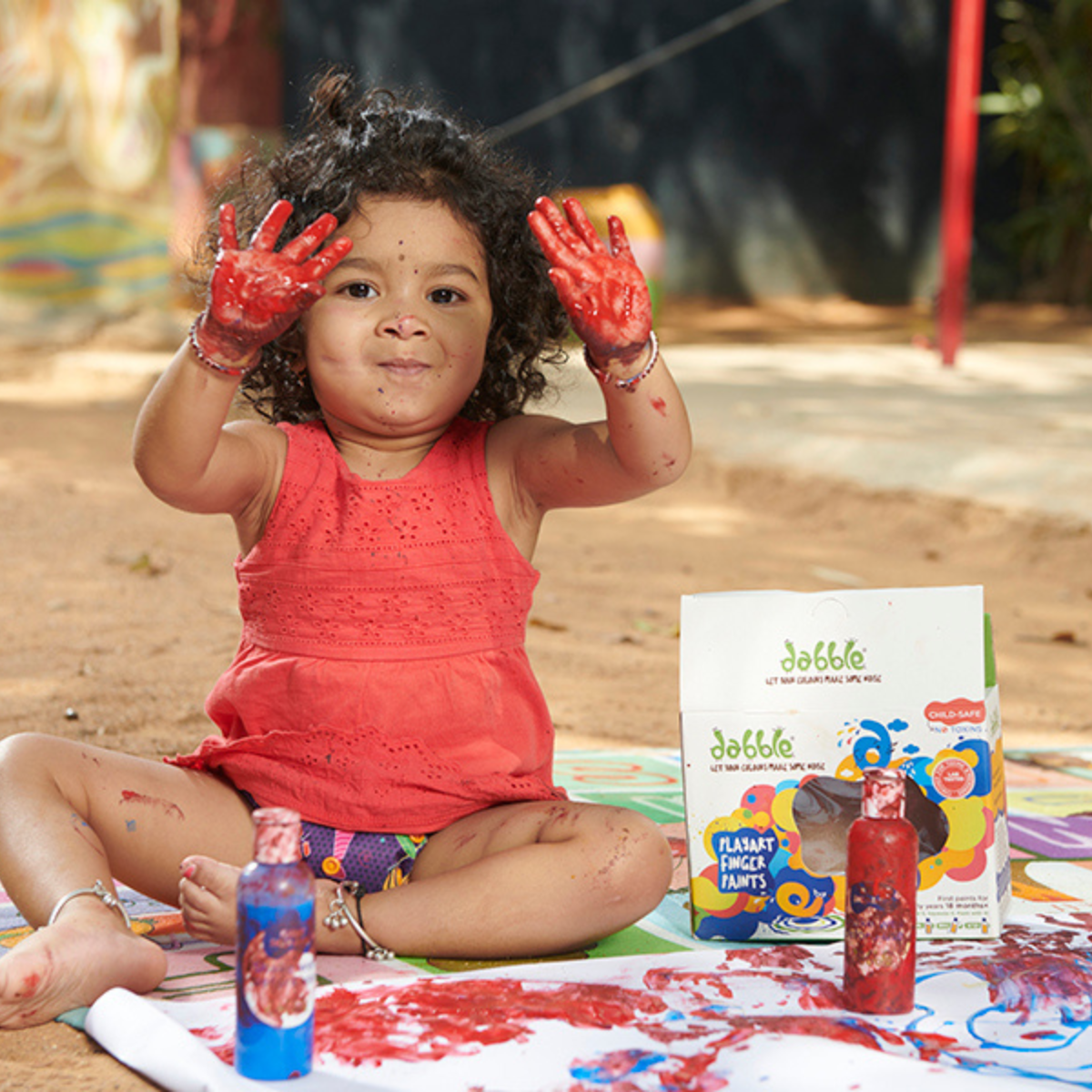 Dabble PlayArt Finger Paints: Safe & Fun for Toddlers