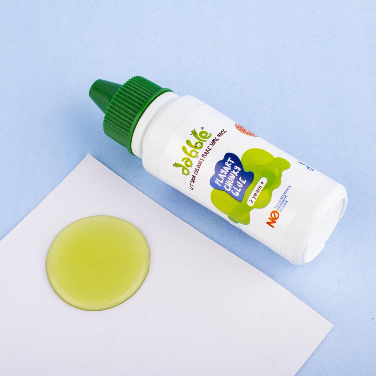 Safe & Fun! Washable, Non-Toxic Chunky Glue for Toddlers & Kids Crafts ...