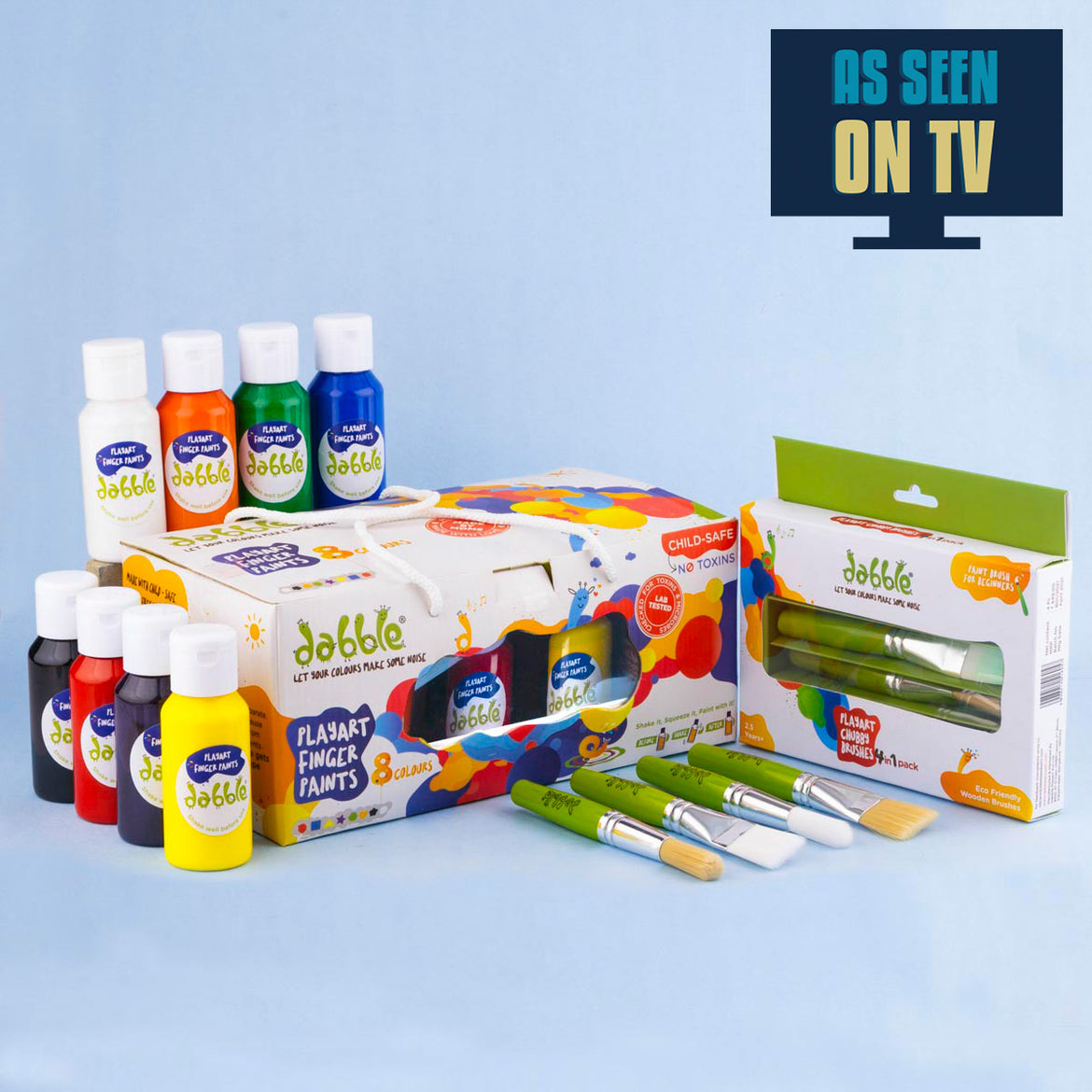 Finger Painting Kit for Kids | Kids Finger Paints - – Dabble PlayArt