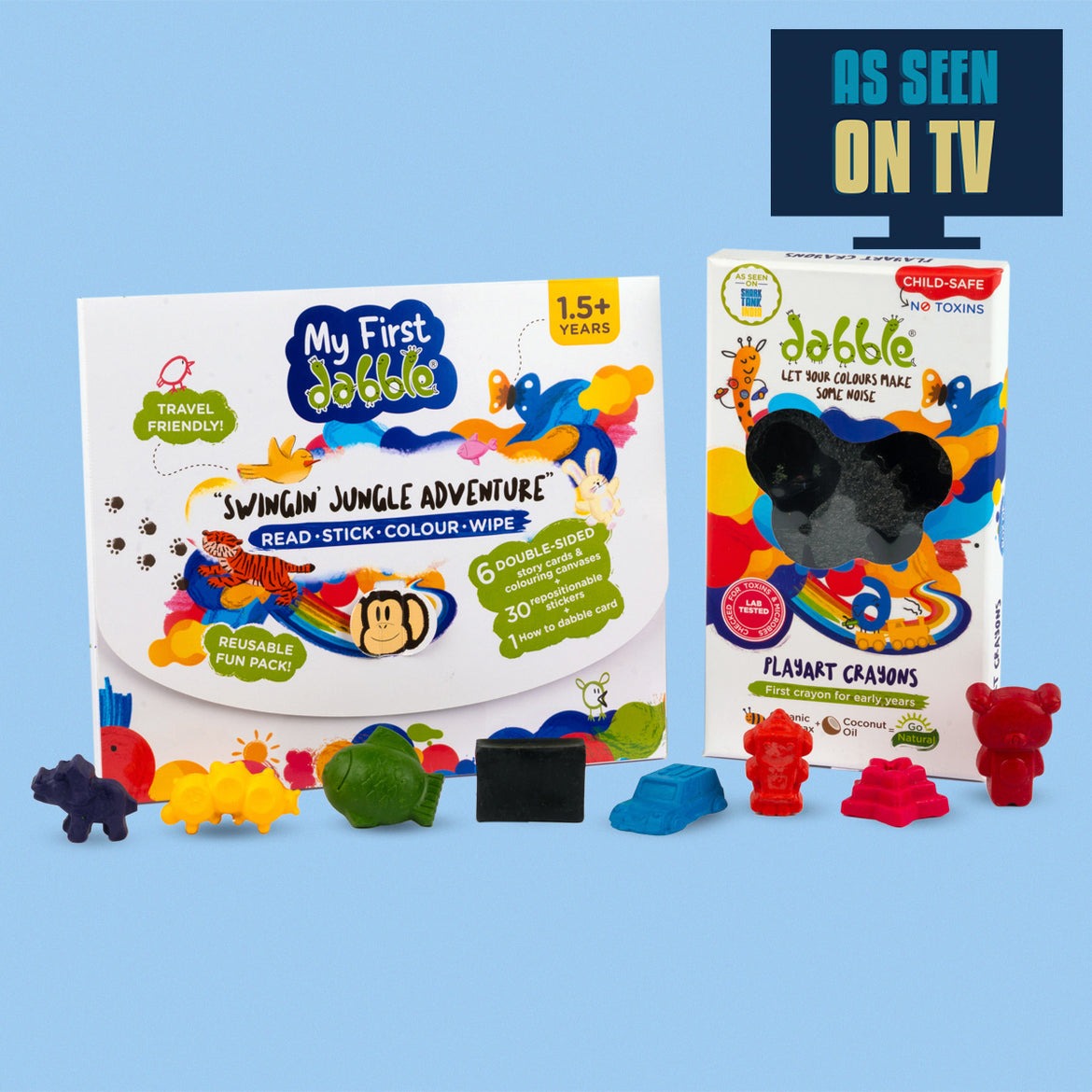 Crayons for Kids - Natural & Safe Crayon Sets – Dabble PlayArt